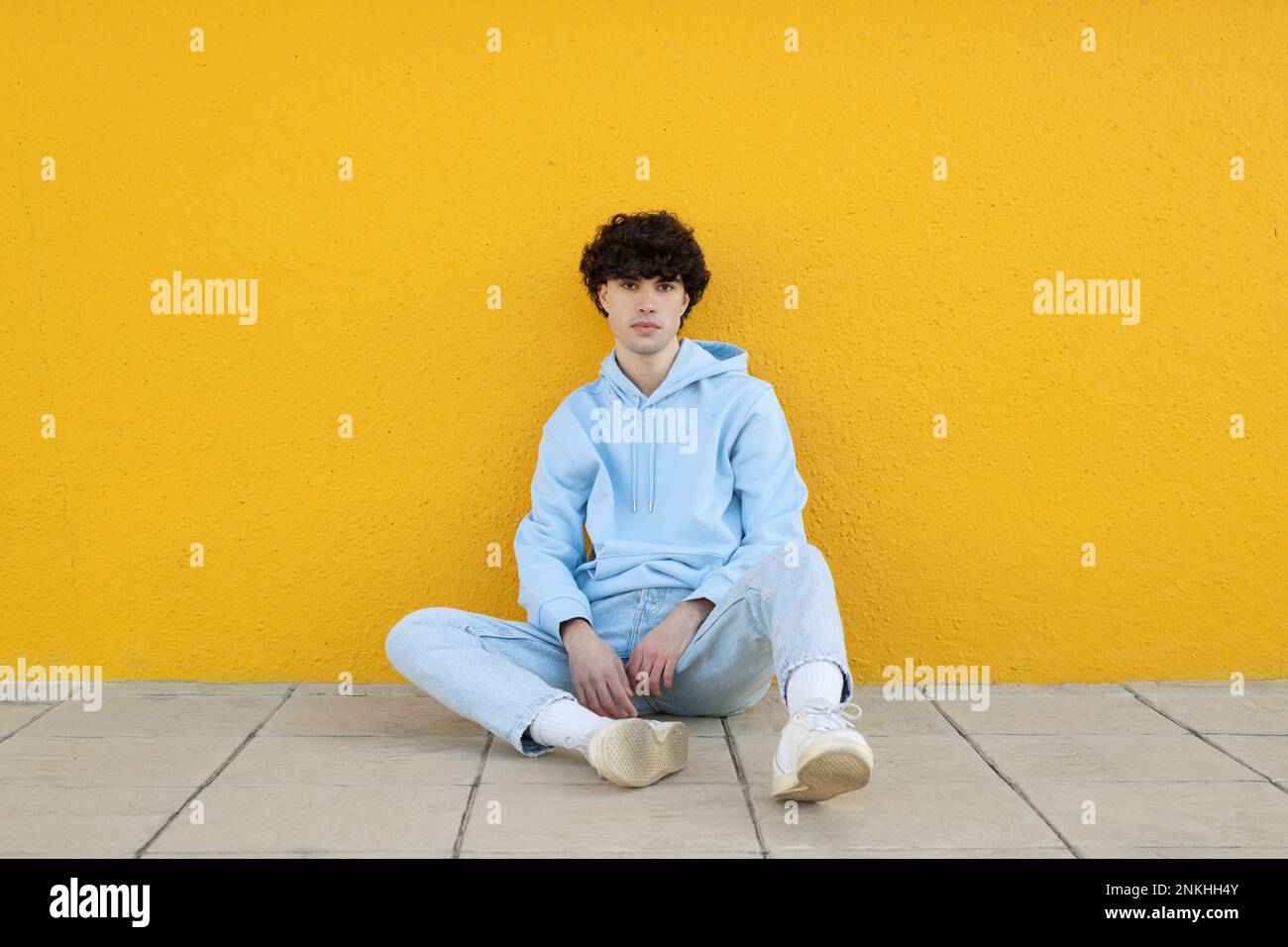 Man on ground on footpath hi-res stock photography and images - Alamy