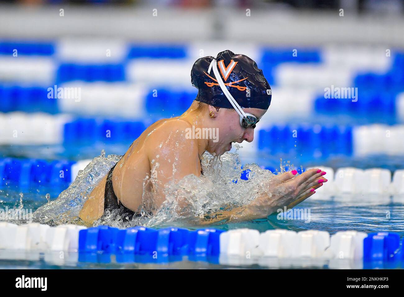 ATLANTA, GA - MARCH 19: Virginia swimmer Kate Douglass swims the 200 ...