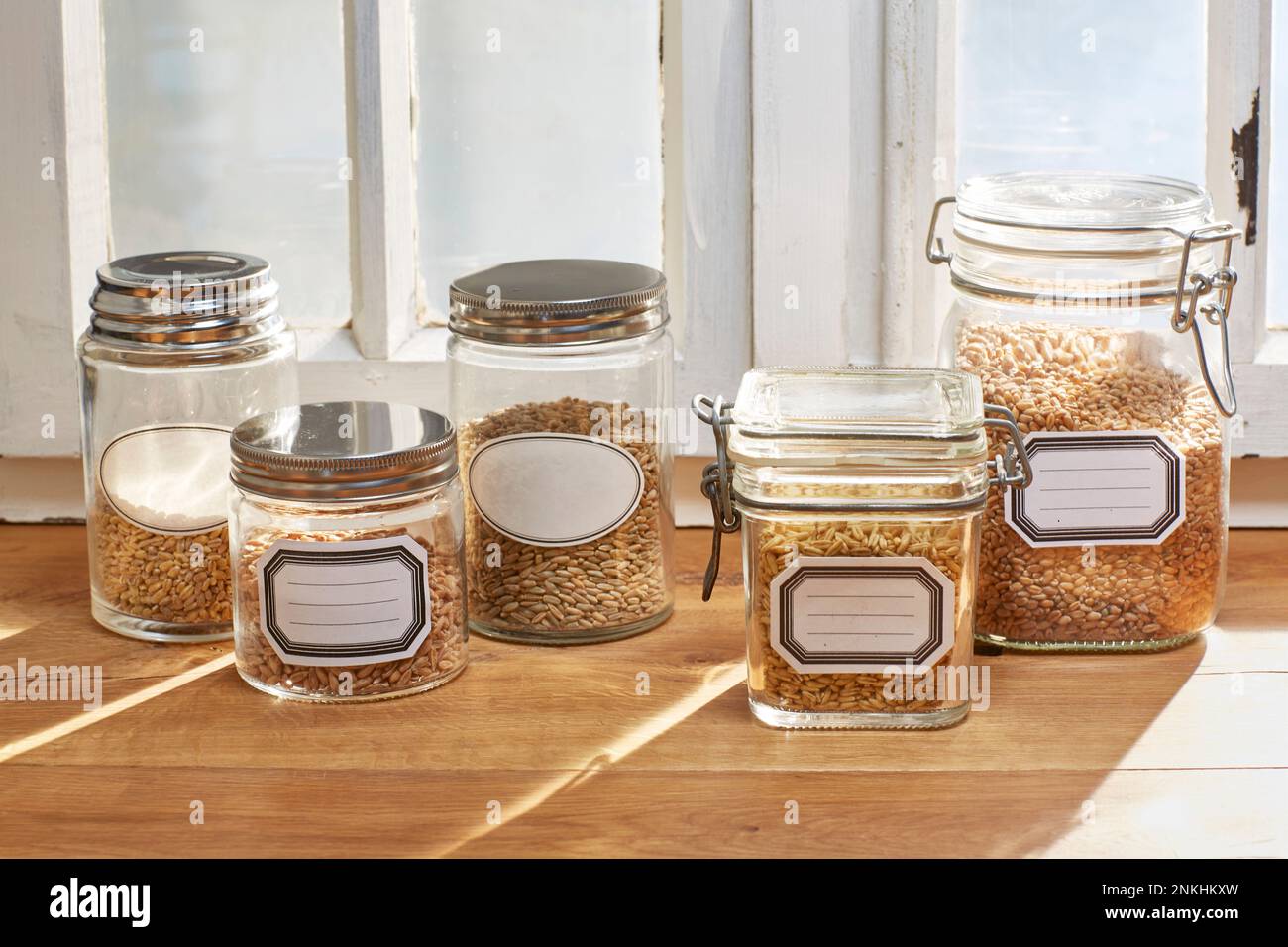 Window jars hi-res stock photography and images - Alamy