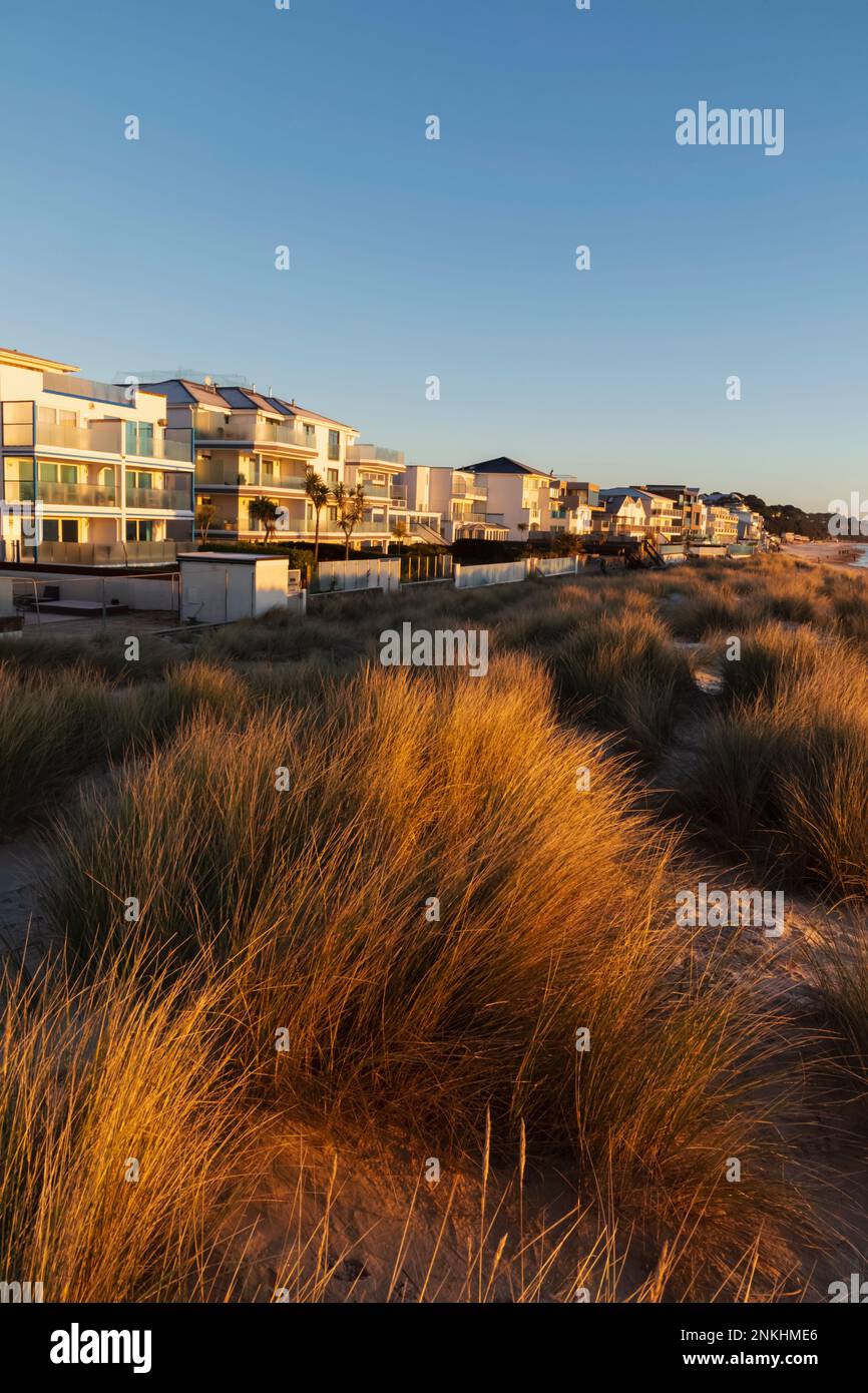 England, Dorset, Poole, Sandbanks Beach and Luxury Waterfront ...