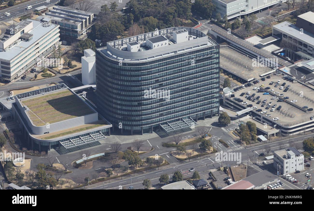 An aerial photo shows the headquarters of Toyota Motor Co. in Toyota ...