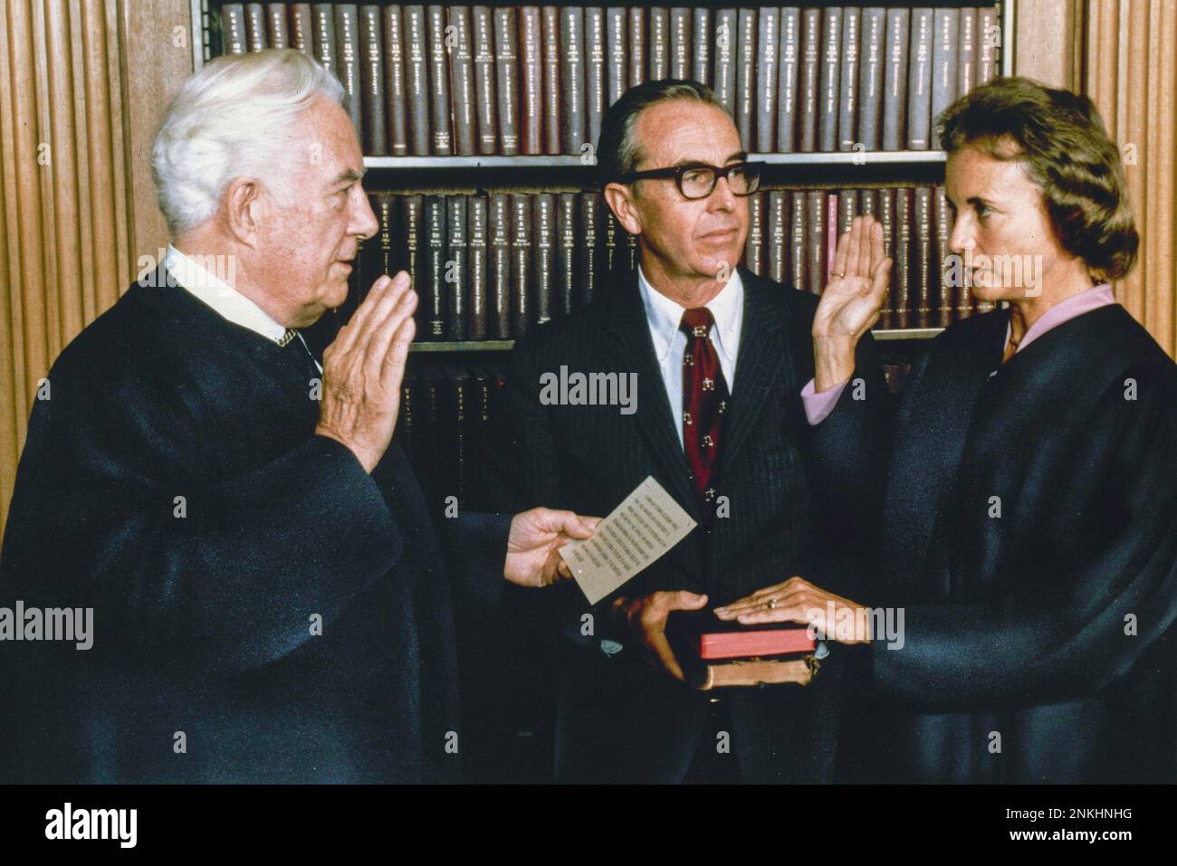 FILE - In this photo released by the White House, Justice Sandra Day O ...