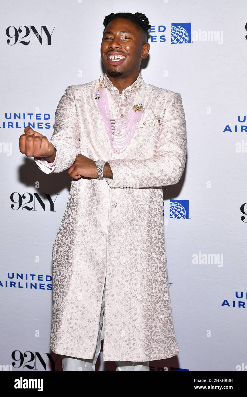 New York, USA. 23rd Feb, 2023. TJ Atoms attends the screening of ‘Wu ...