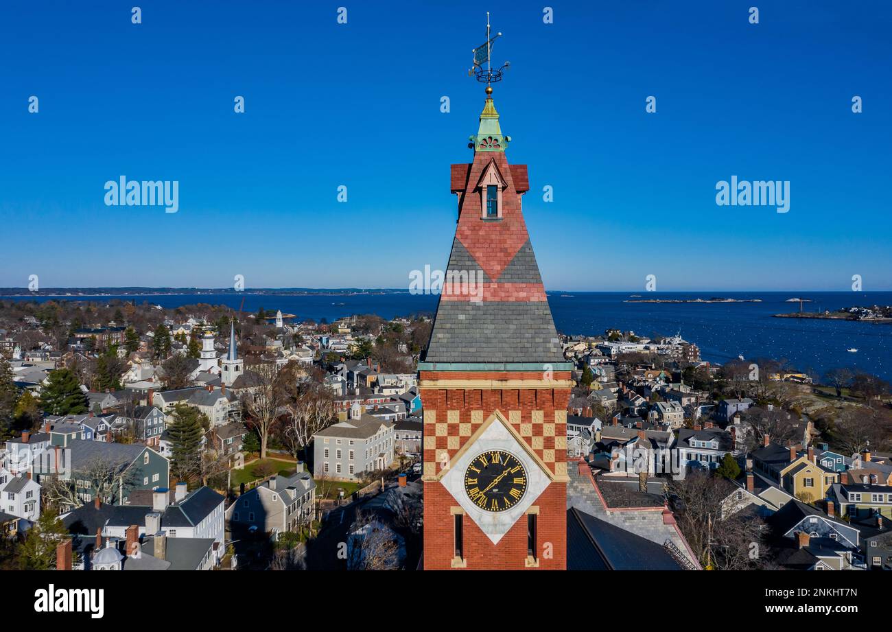 Aerial view of Marblehead, Massachusetts Stock Photo - Alamy