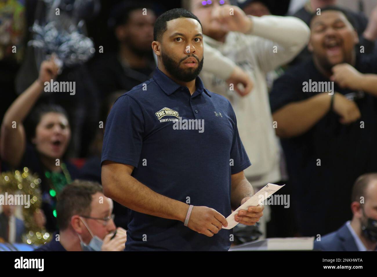 RALEIGH, NC - MARCH 17: Mount St. Mary's Mountaineers head coach ...
