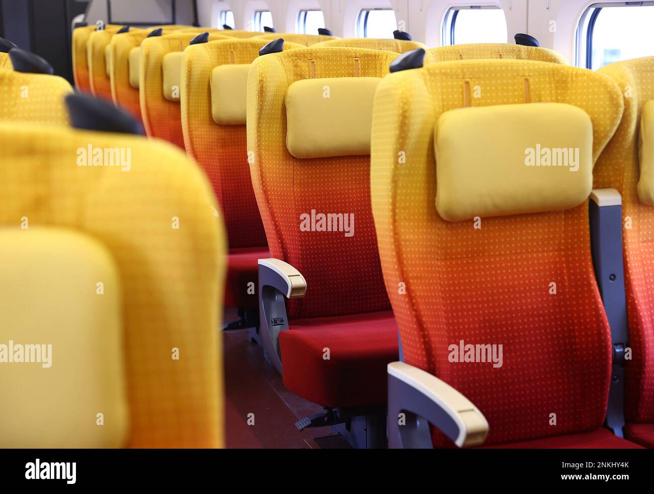 New trains of Yamagata Shinkansen Bullet Train of the E8 series are ...