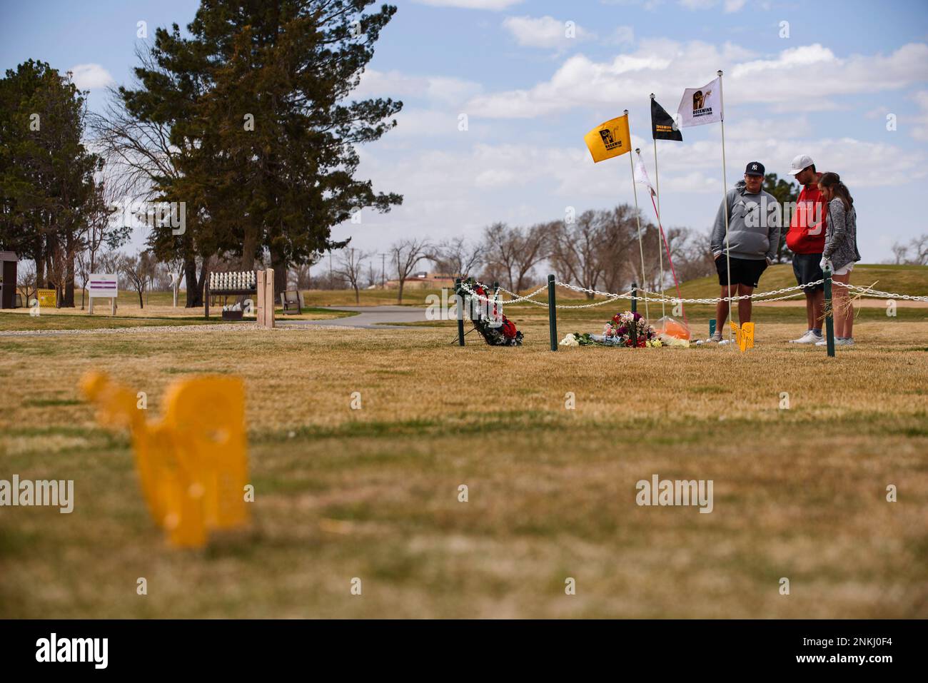 University of the Southwest golf players from left, Phillip Lopez ...