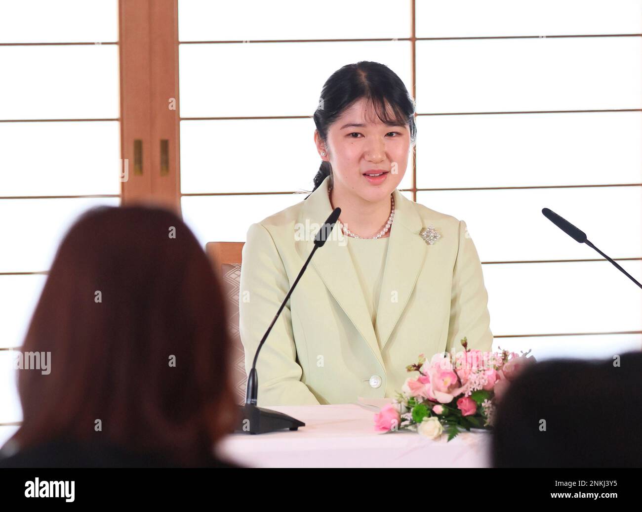Japanese Princess Aiko (Princess Toshi / Toshinomiya), a daughter of ...