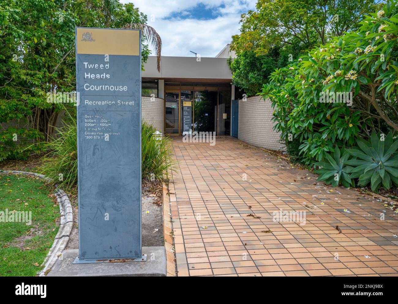 The Tweed Heads Court House in tweed heads, northern new south wales ...