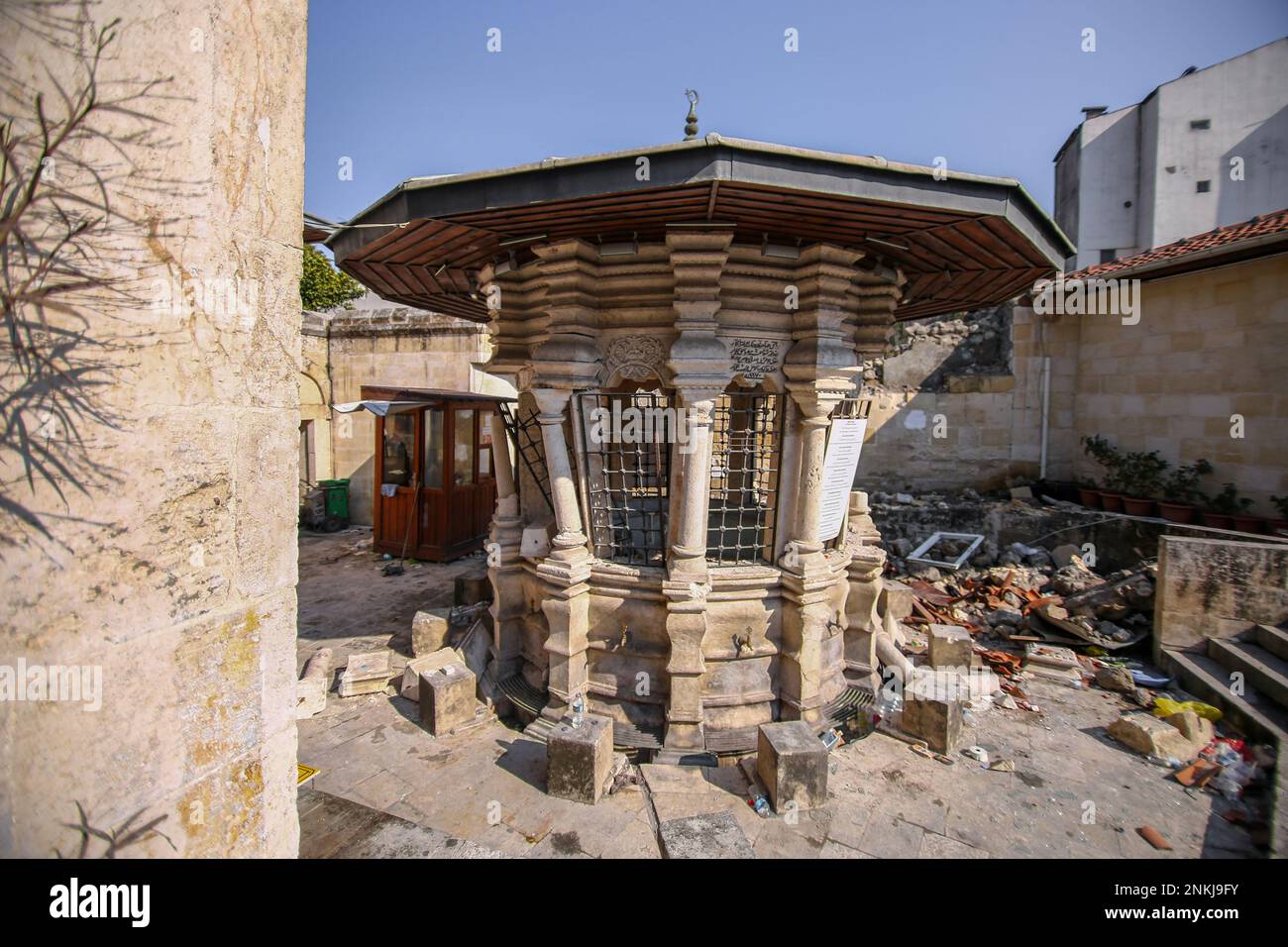 Hatay, Antakya, Turkey. 13th Feb, 2023. Antakya Habib-i Neccar Mosque ...