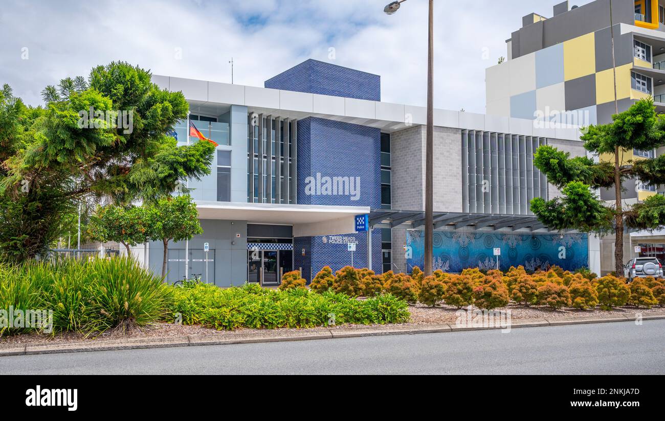 The Tweed Heads Police Station in tweed heads, northern new south wales ...