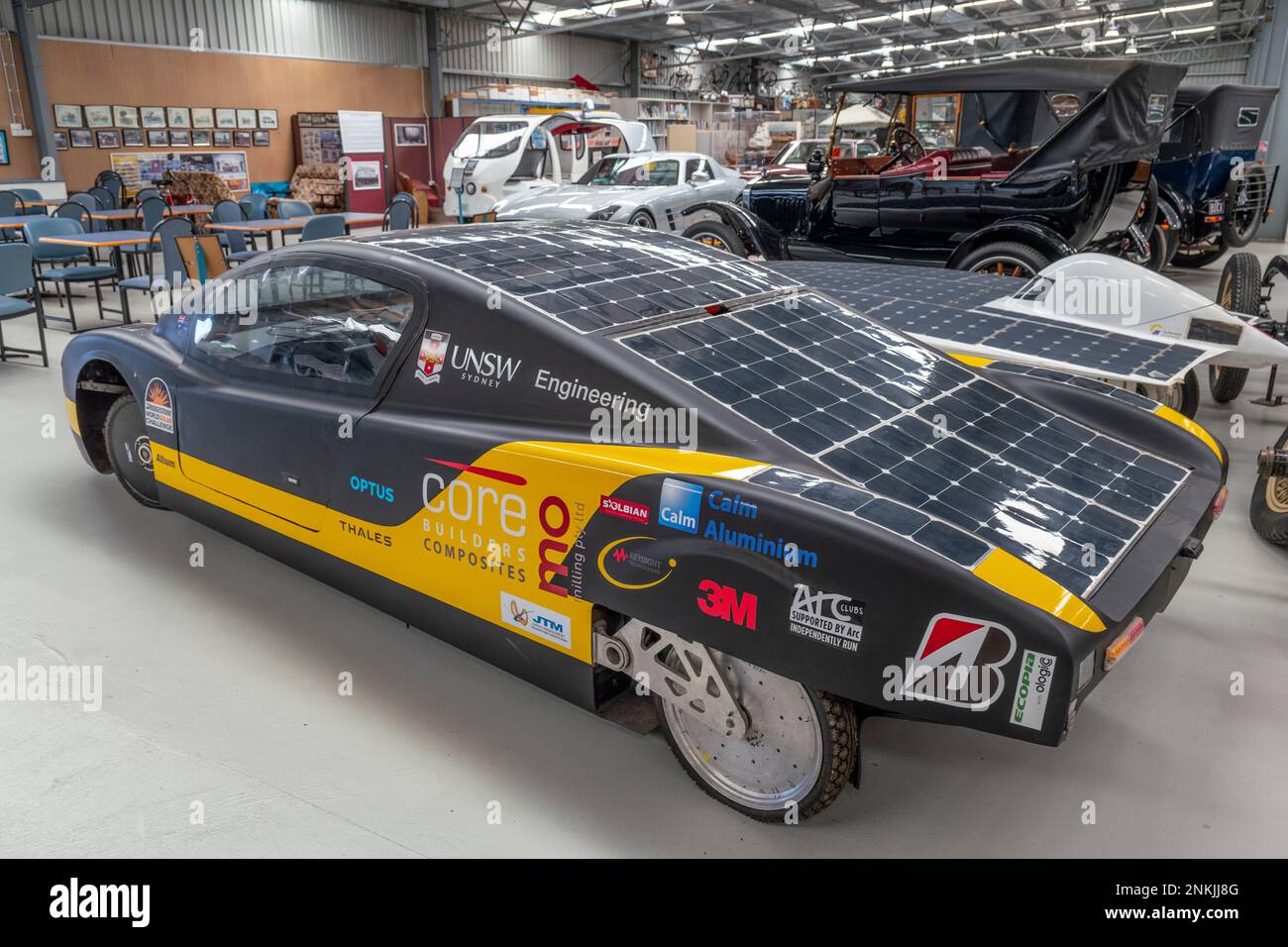 The Sunswift solar powered car, eVe, built by the University of new ...