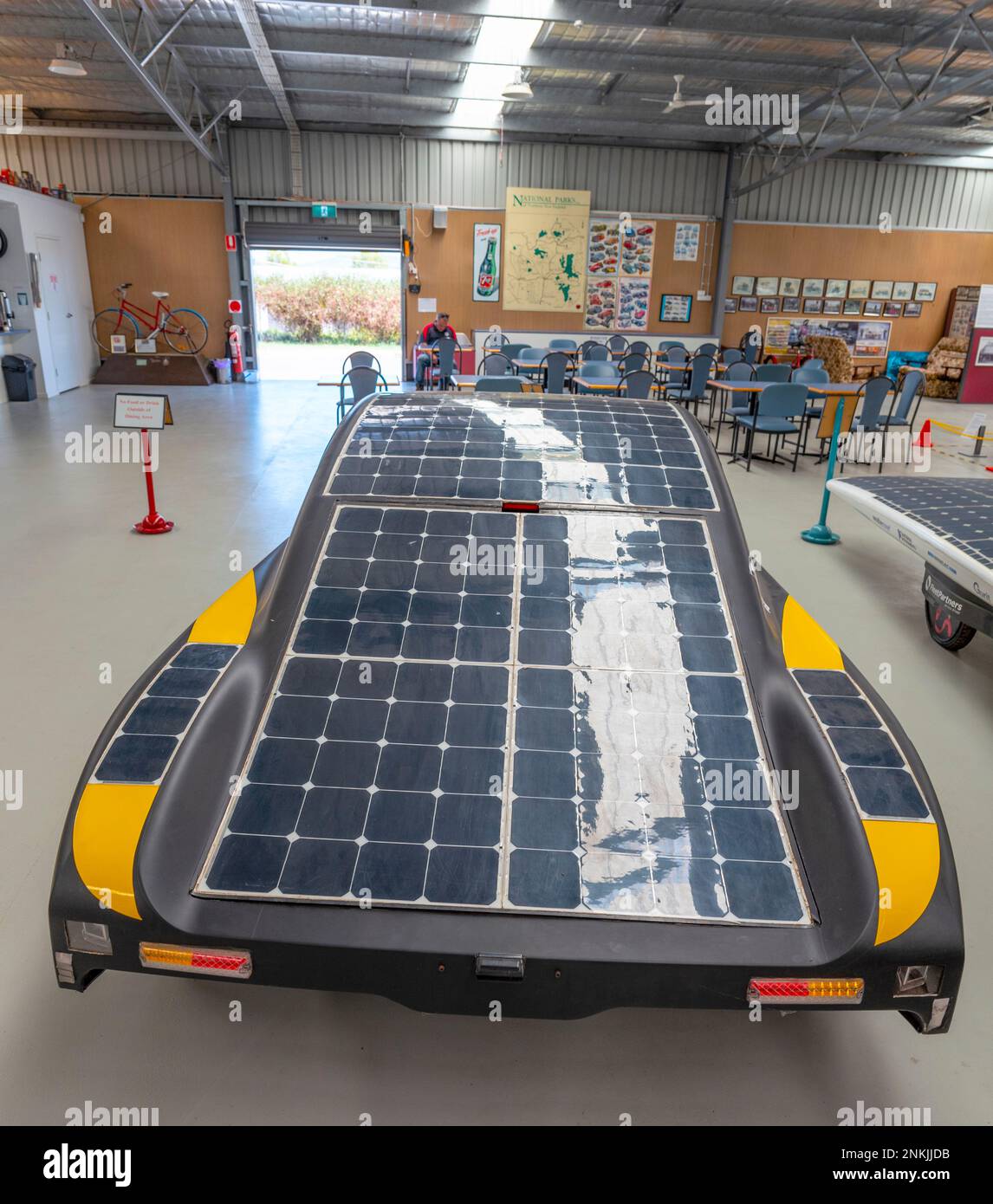 The Sunswift solar powered car, eVe, built by the University of new ...