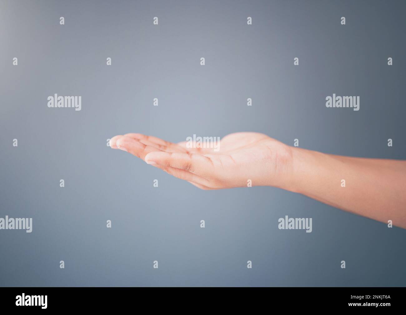 Hand, product placement and marketing with advertising abstract, brand ...