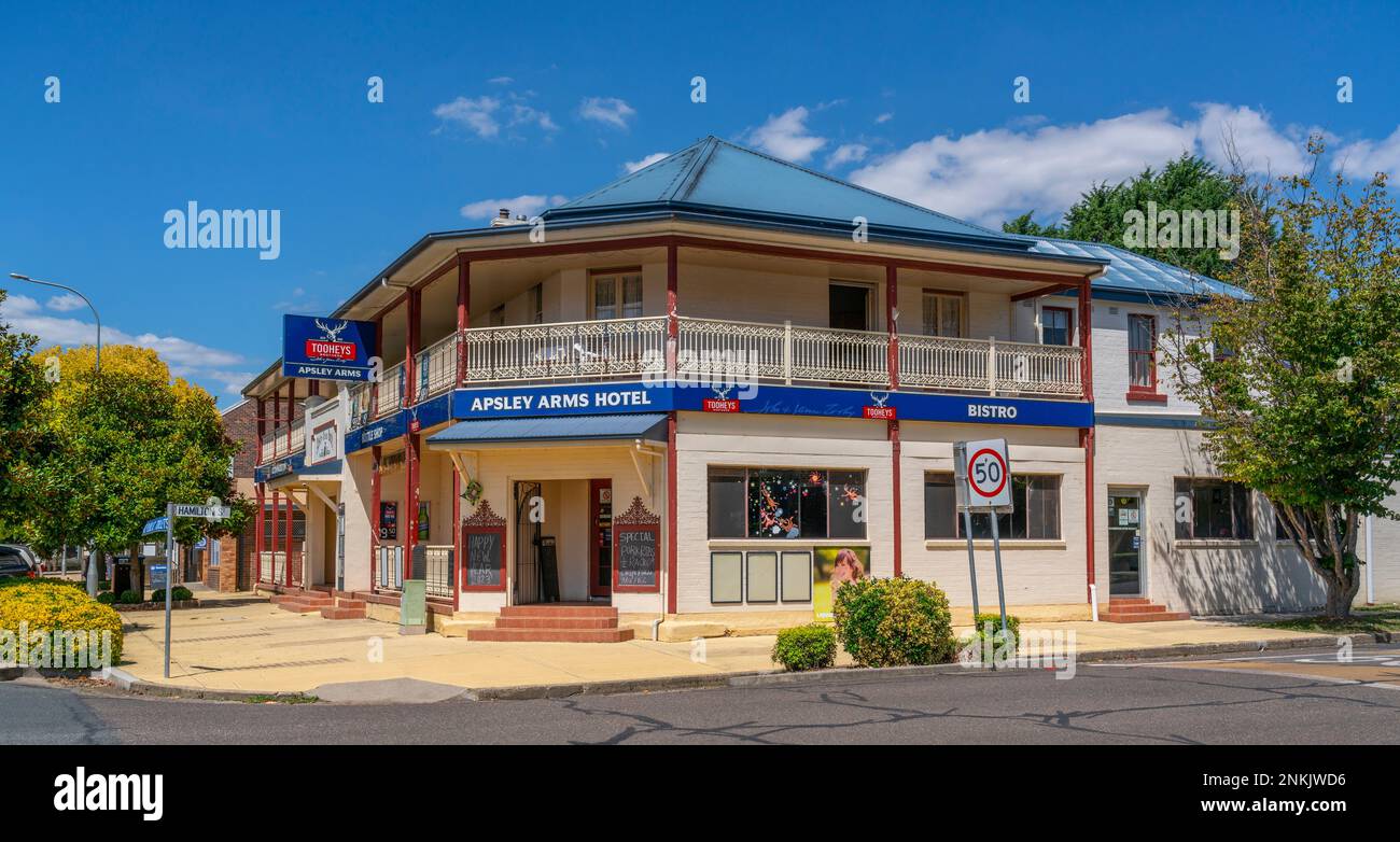 The Apsley Arms Hotel in Walcha, new south wales, australia Stock Photo ...