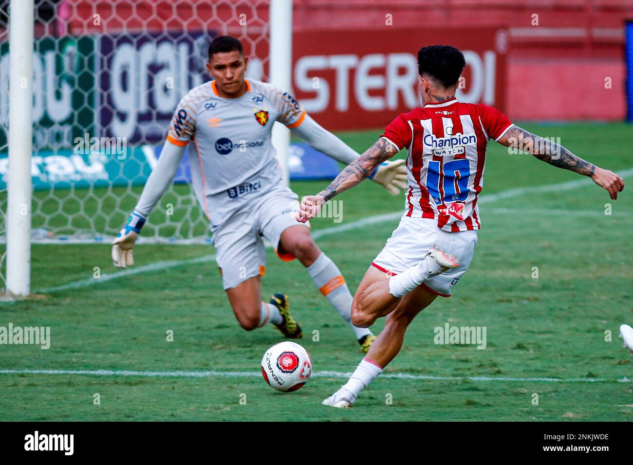 PE - Recife - 03/12/2022 - PERNAMBUCANO 2022, NAUTICO X SPORT - Jean Carlos, a Nautico player ...