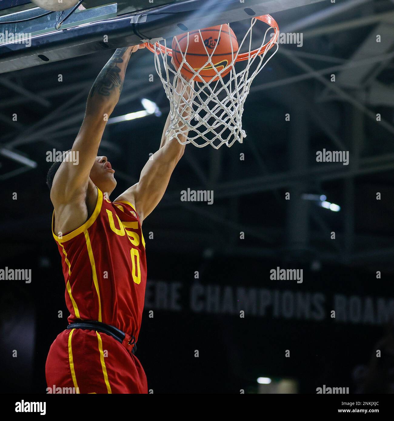Boulder, CO, USA. 23rd Feb, 2023. USC Trojans forward Kobe Johnson (0 ...