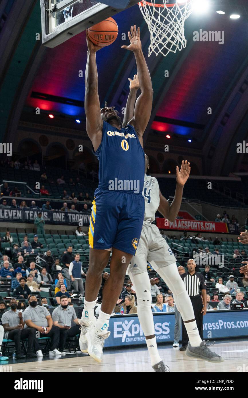 ATLANTIC CITY, NJ - MARCH 11: Quinnipiac Bobcats Forward Kevin Marfo (0 ...