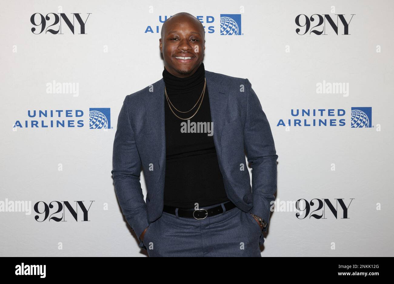 Actor Marcus Callender from the Hulu television series "Wu-Tang: An ...