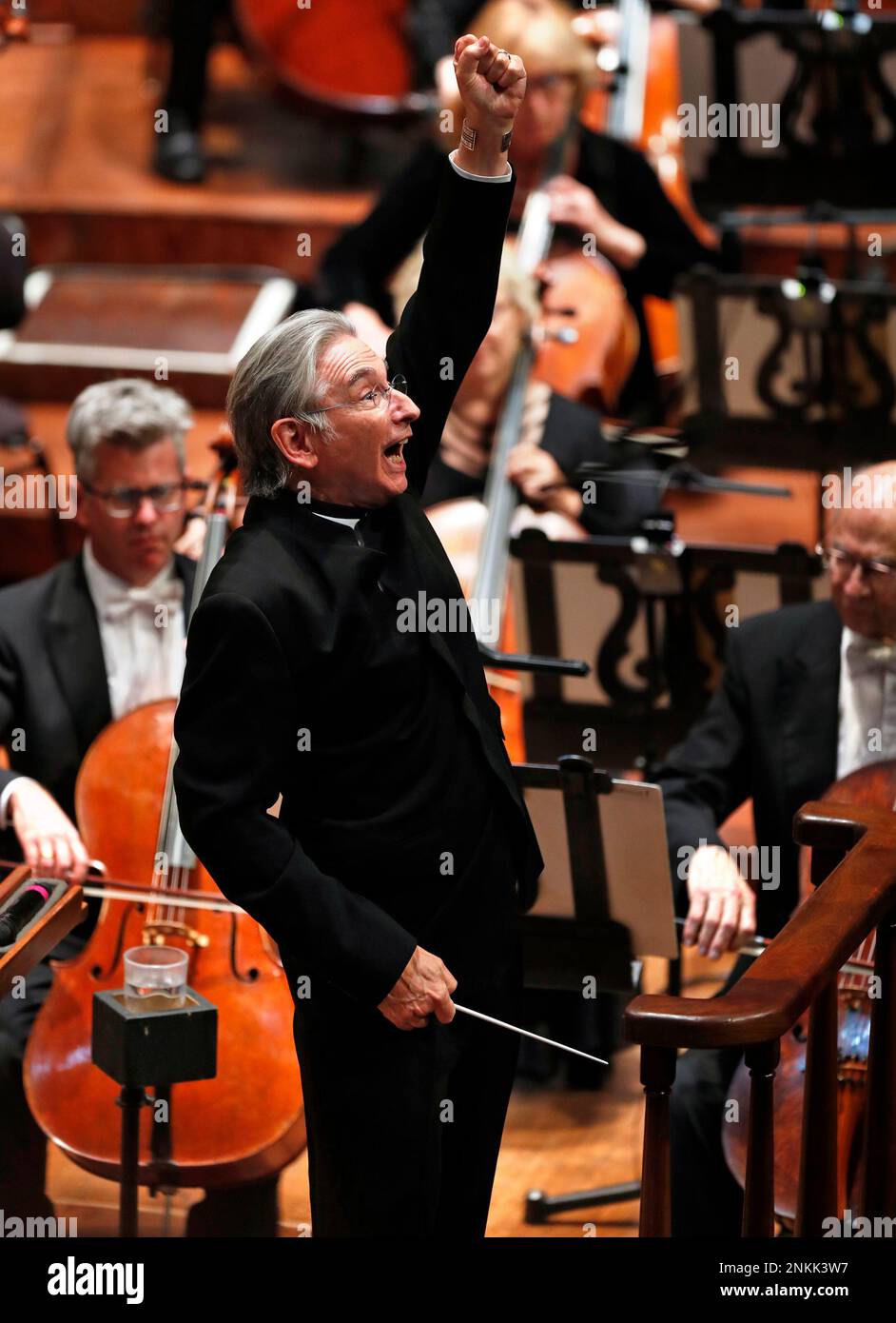 Music Director and Conductor Michael Tilson Thomas during San Francisco ...