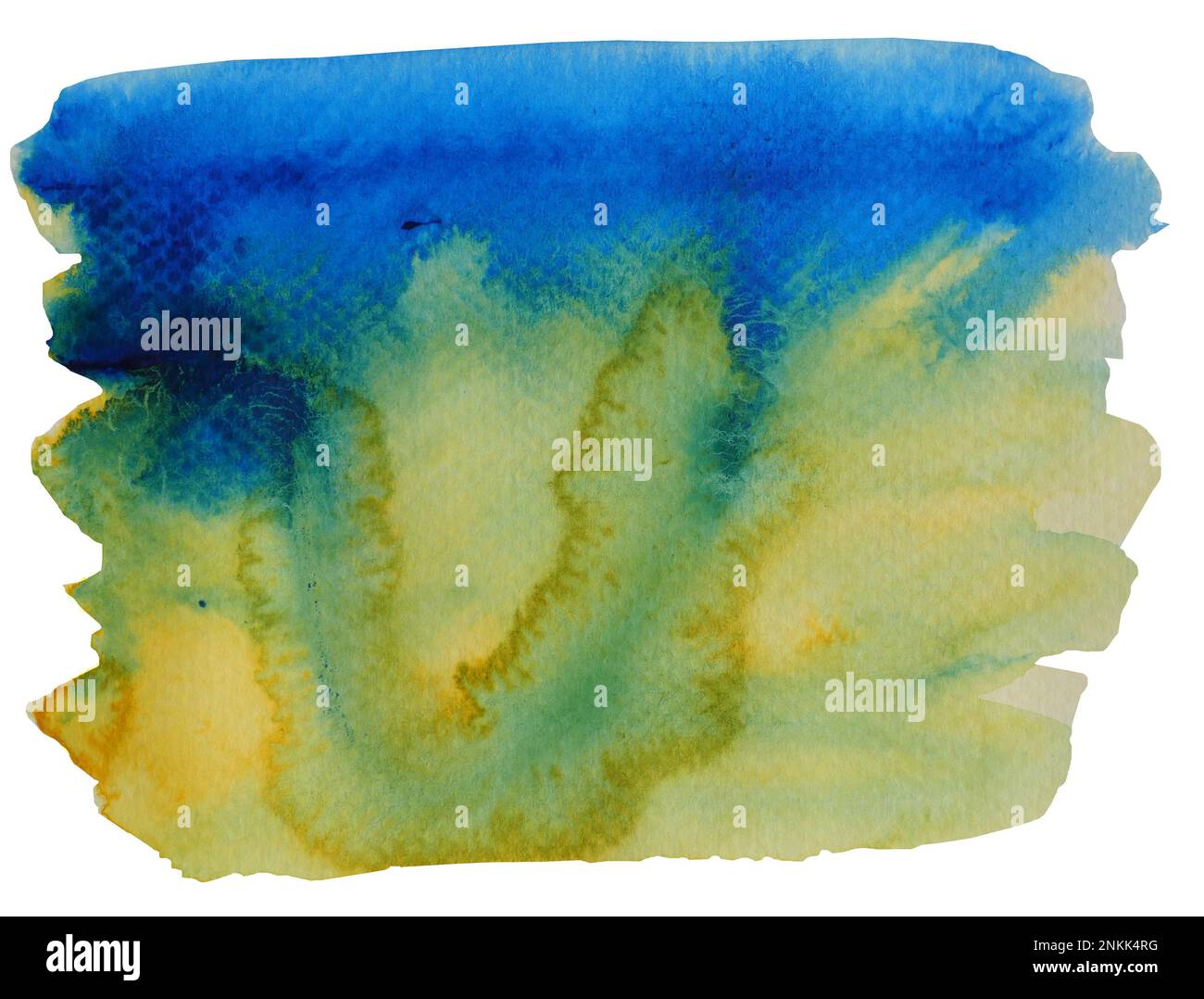 Abstract background and texture pattern blue with yellow and green ...