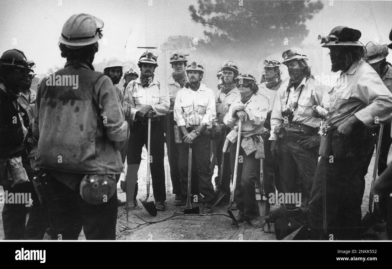 Massive fire in Big Sur August 1977, Debbie Massengill and rest of fire ...