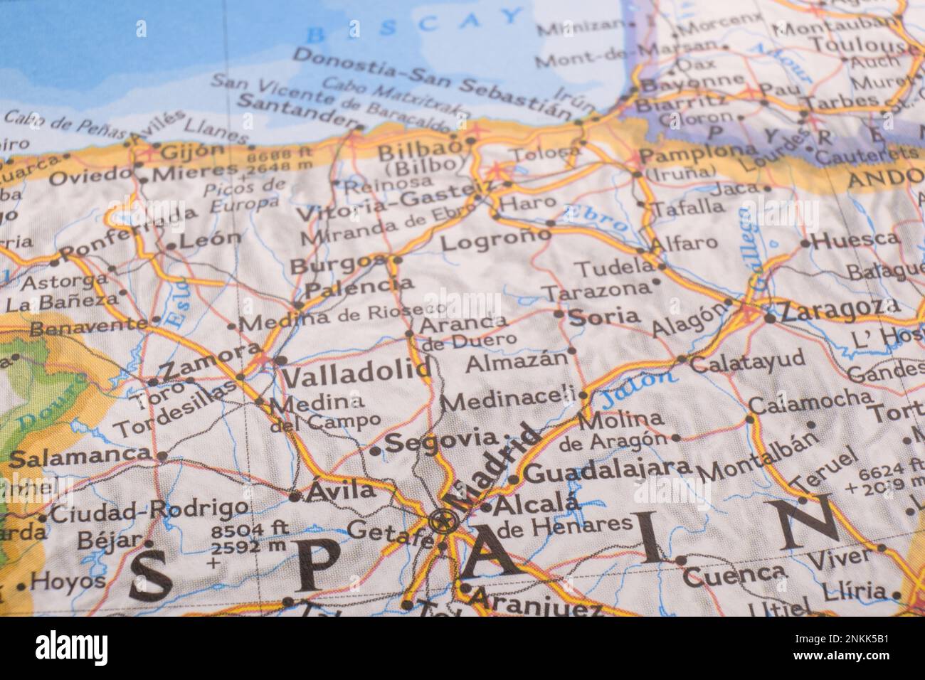 Map of madrid hi-res stock photography and images - Alamy
