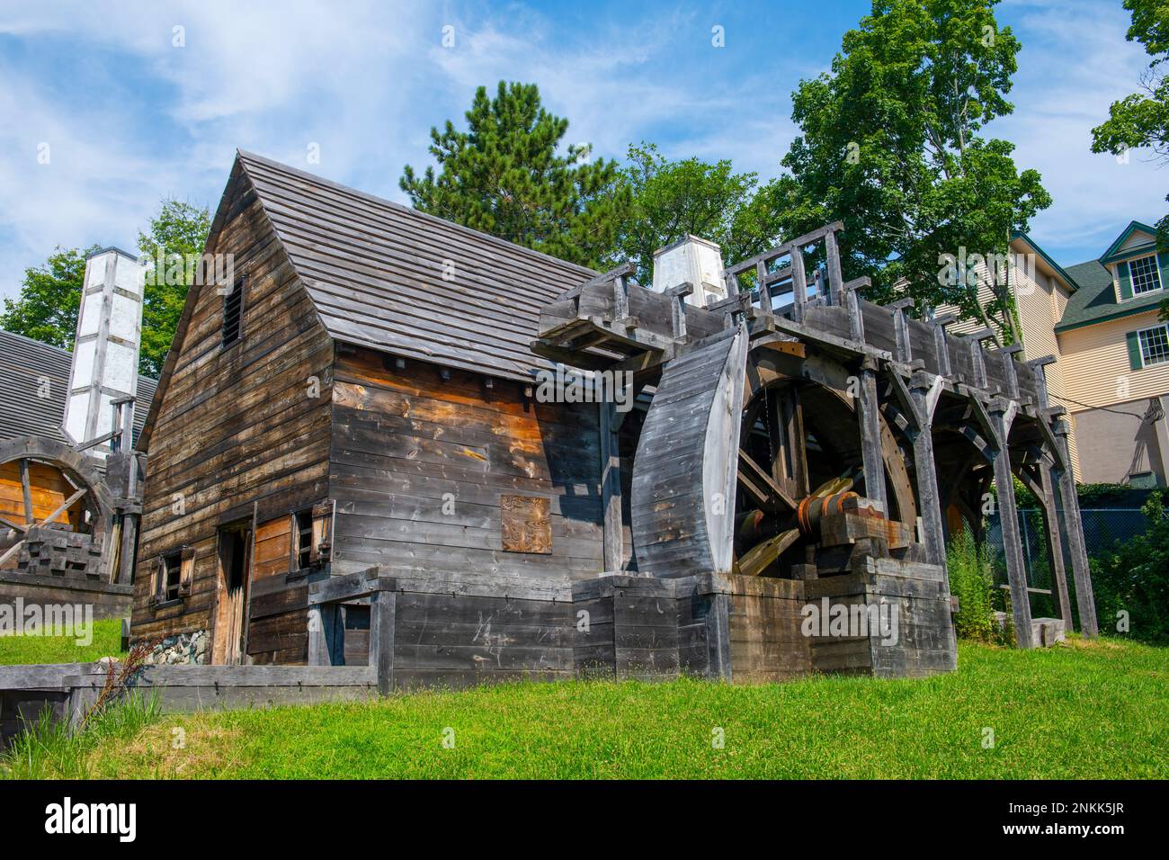 Saugus Iron Works National Historic Site in town of Saugus near Boston ...