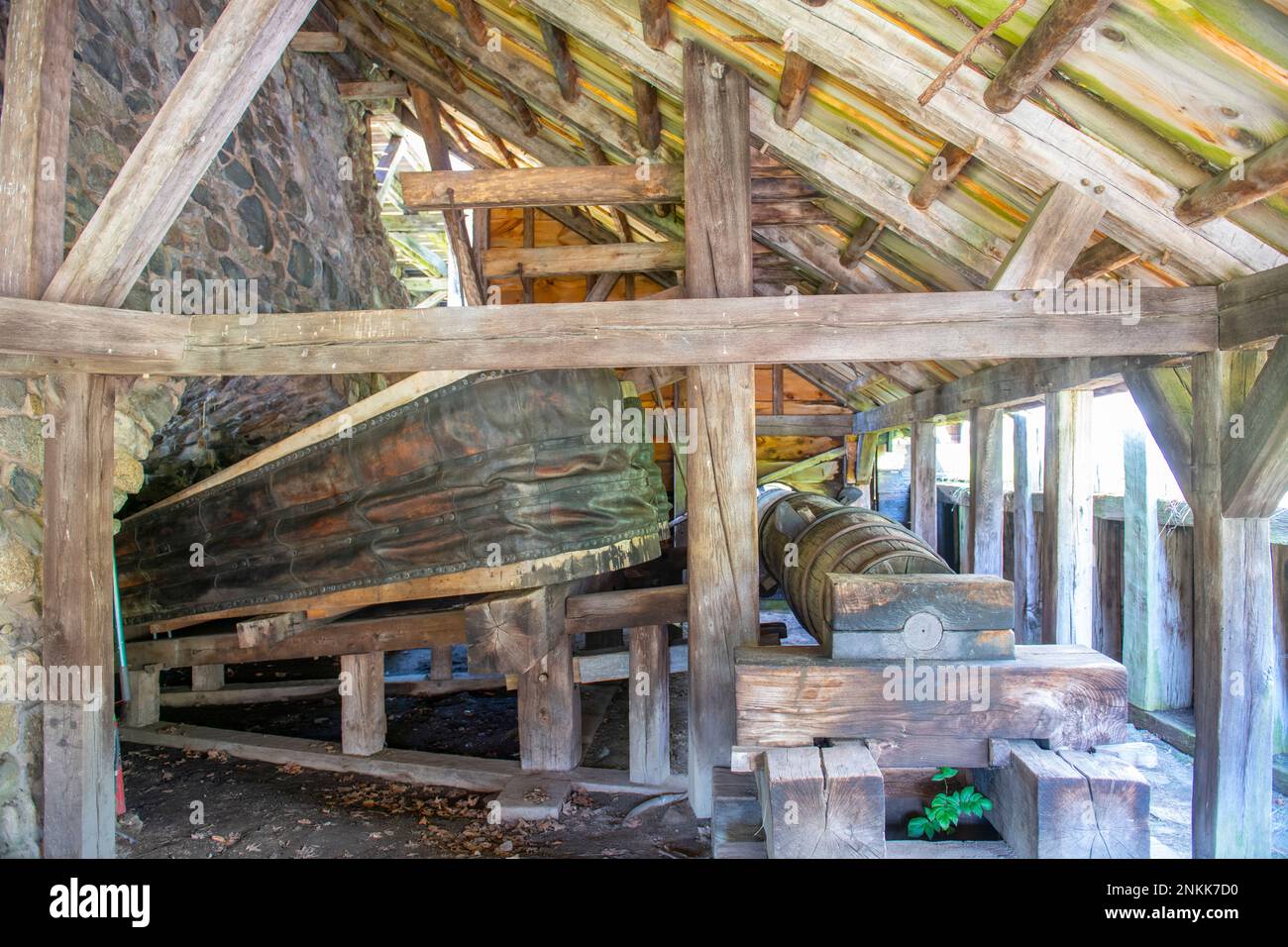 Saugus Iron Works National Historic Site in town of Saugus near Boston ...