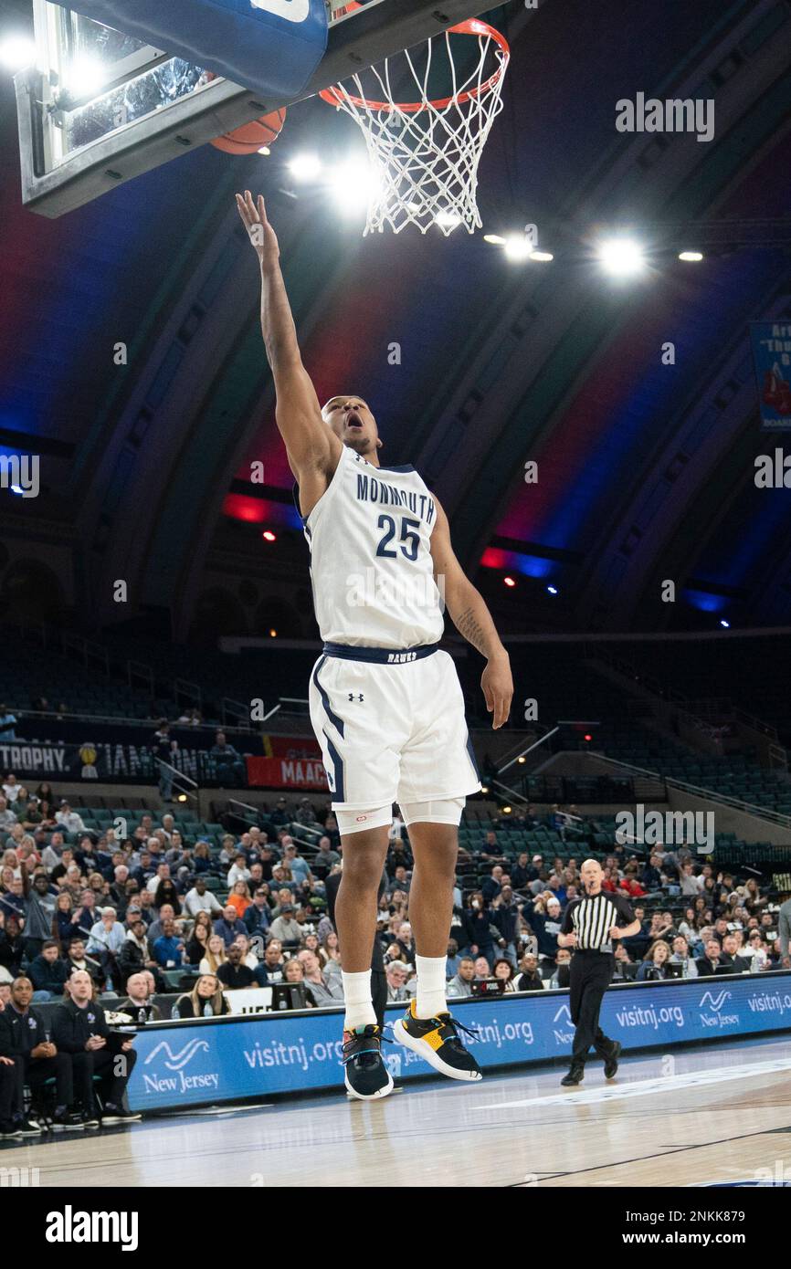 ATLANTIC CITY, NJ - MARCH 10: Monmouth Hawks Guard Samuel Chaput (25 ...