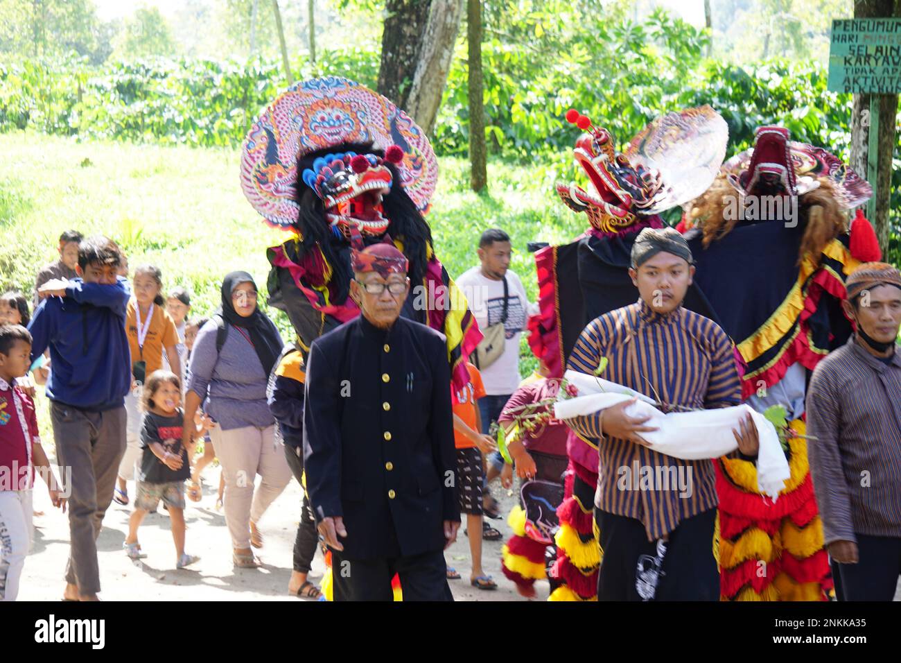 The ceremony of Manten Kopi (Coffee marriage). Manten Kopi is one of ...