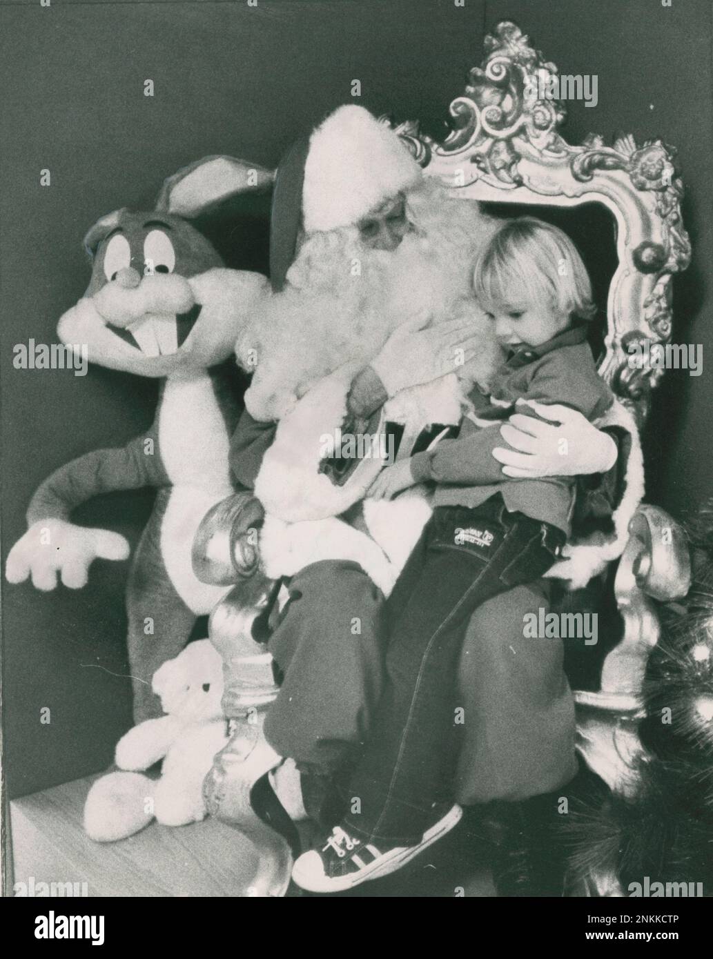 Emporium Santa Claus with 4 year old Jamie Lerza. December 15, 1983 ...