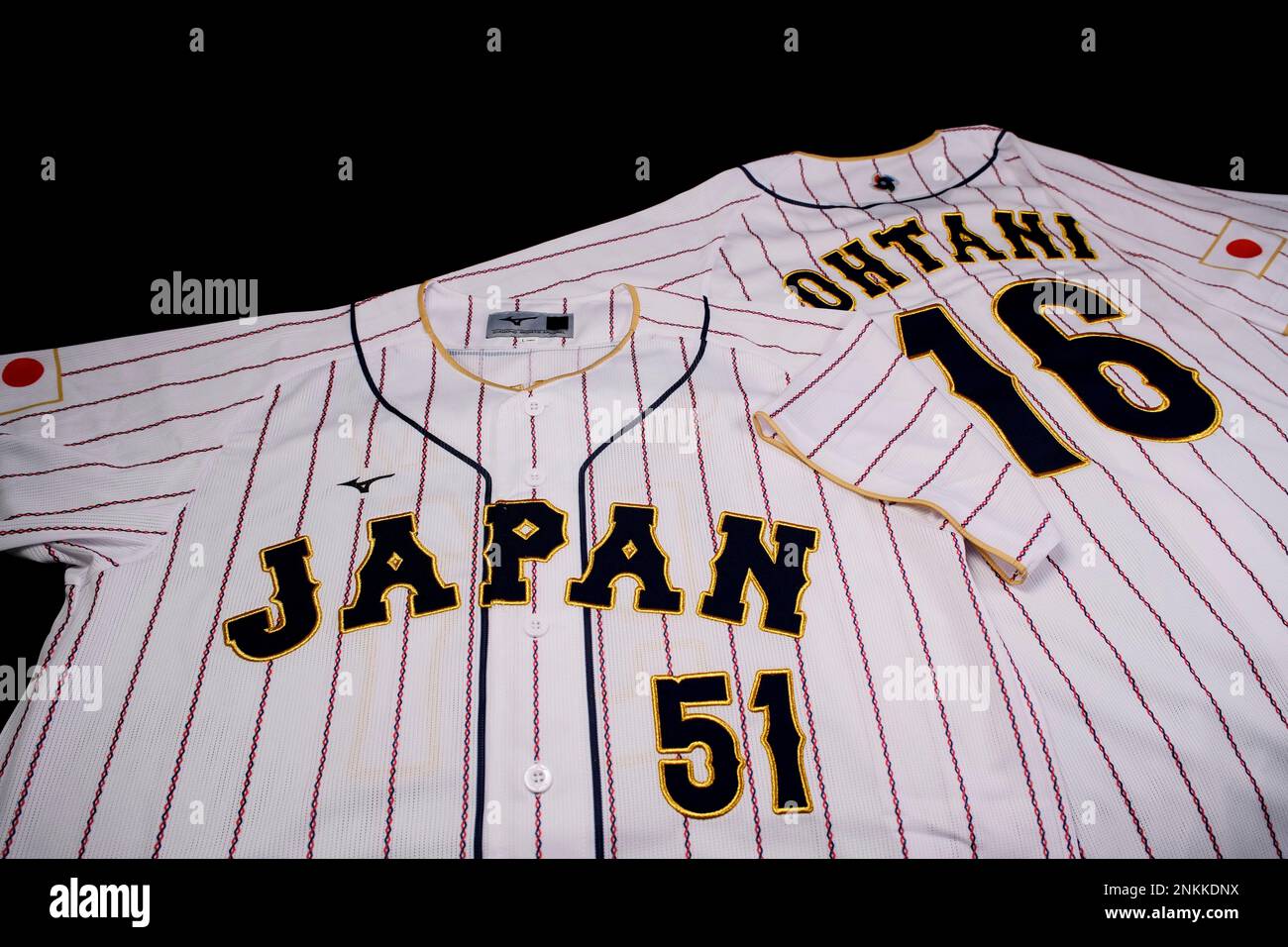 A jersey of the Japan national team "Samurai Japan" is pictured in ...