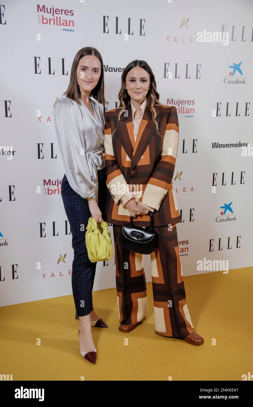 Singer Rigoberta Bandini (right), poses at the photocall of the Elle ...