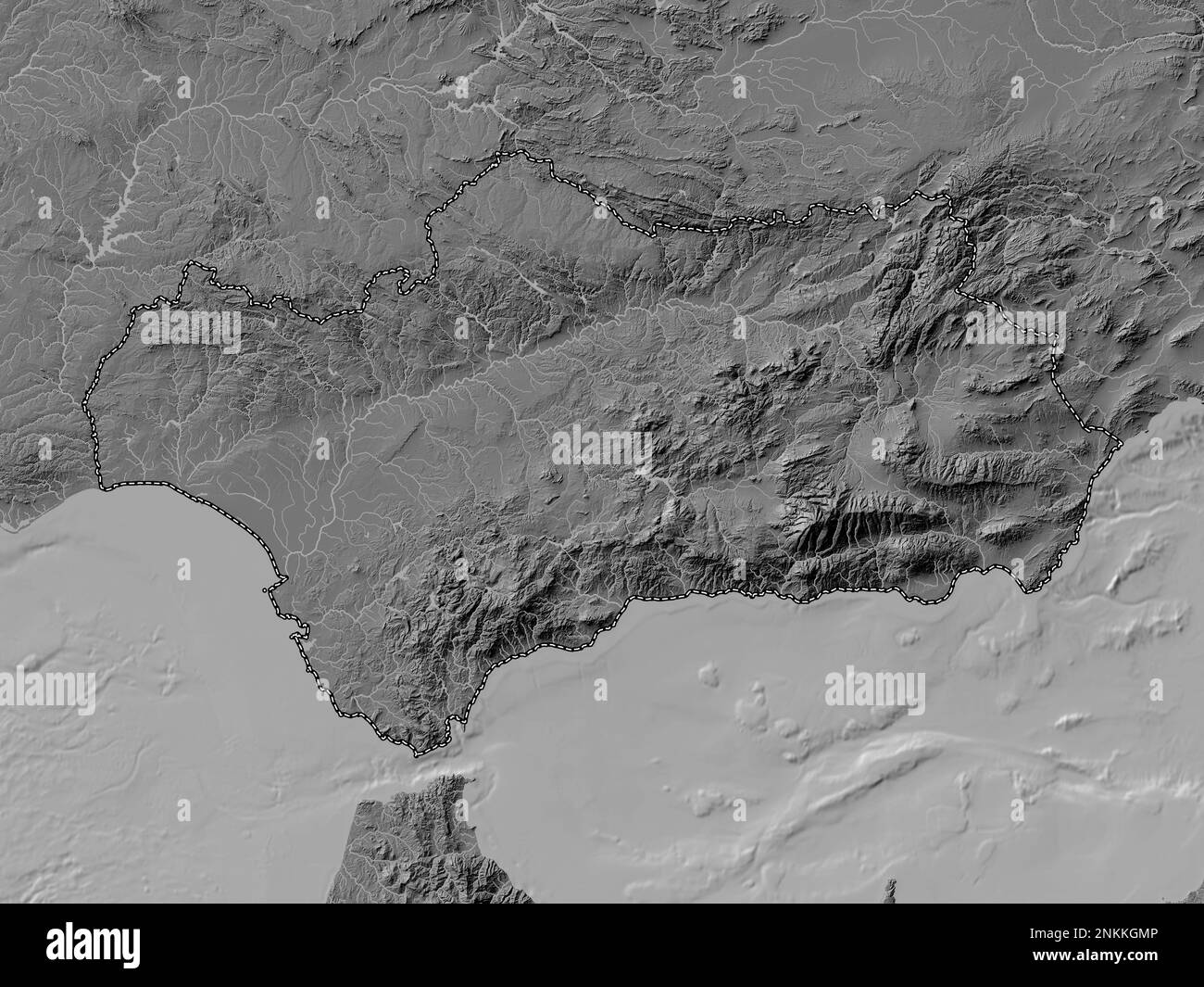 Andalucia map Black and White Stock Photos & Images - Alamy
