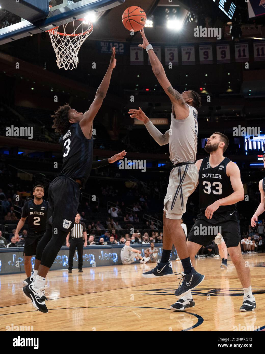 NEW YORK, NY - MARCH 09: Xavier Musketeers Guard Paul Scruggs (1 ...