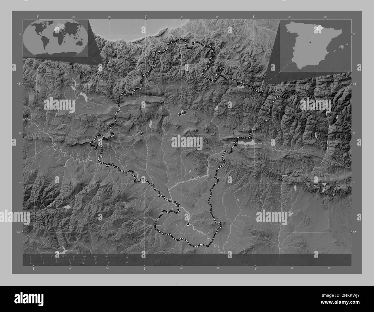 Pamplona map Black and White Stock Photos & Images - Alamy