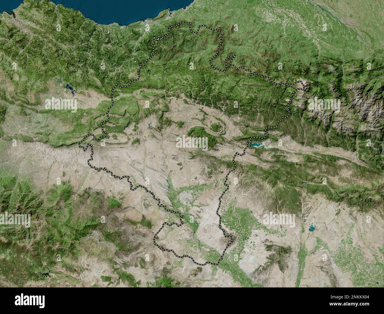 Comunidad Foral de Navarra, autonomous community of Spain. High ...