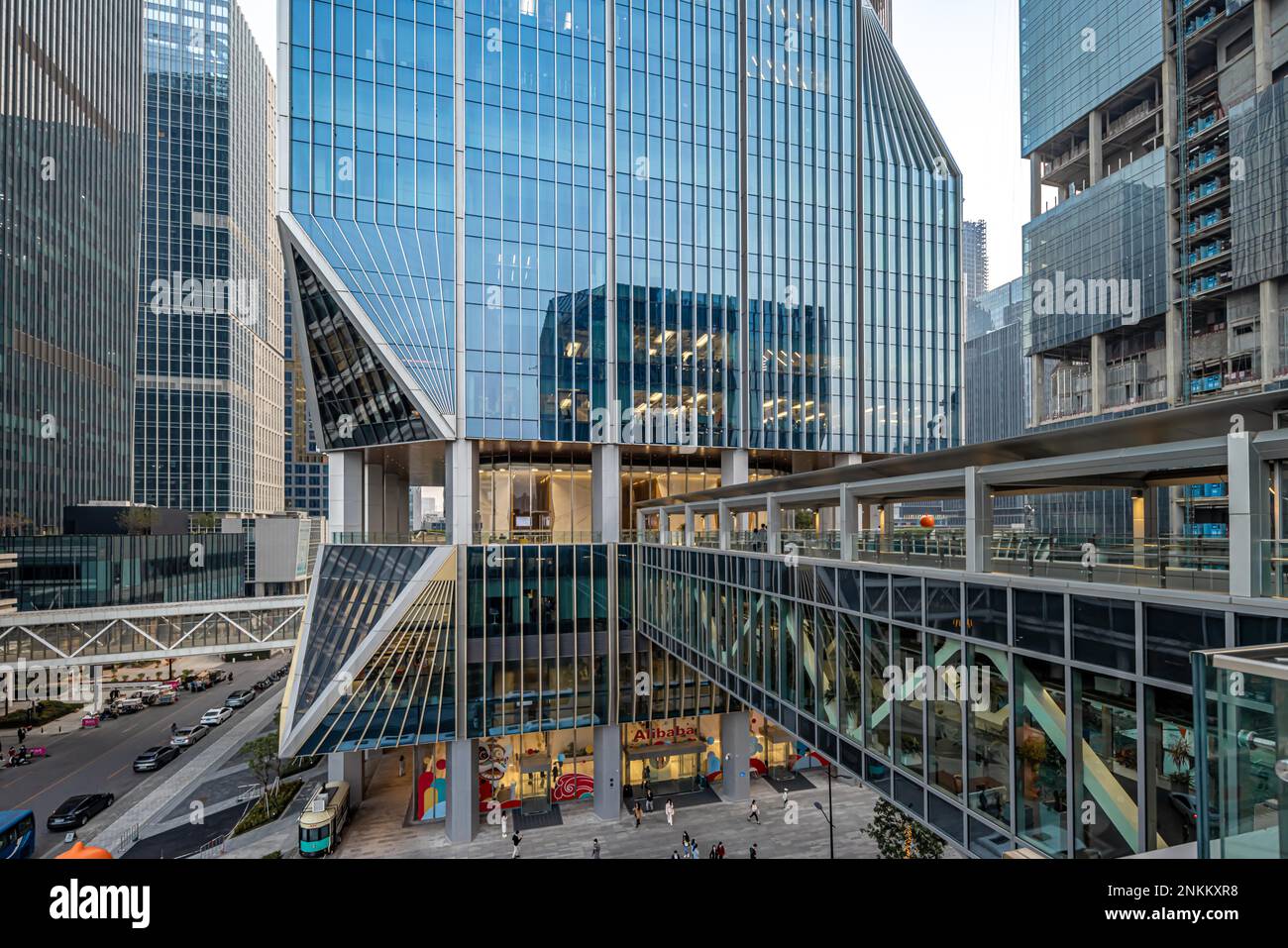 The building of Alibaba South China Headquarters Center in Guangzhou ...