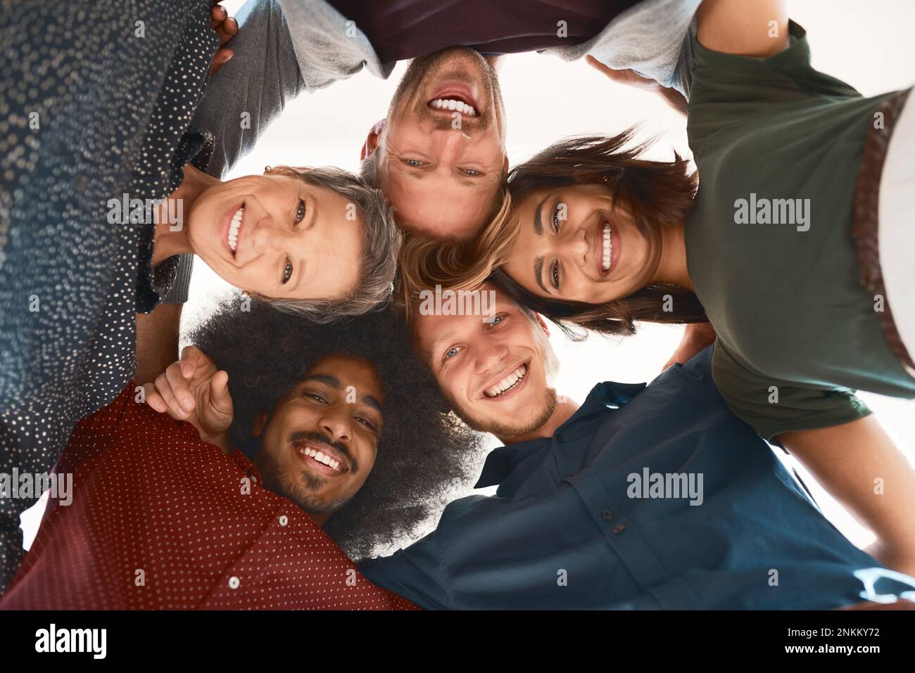 Creativity is what fuels us. Low-angle portrait of a team of happy ...