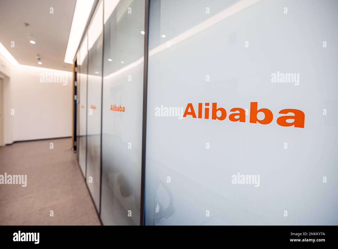 The building of Alibaba South China Headquarters Center in Guangzhou ...