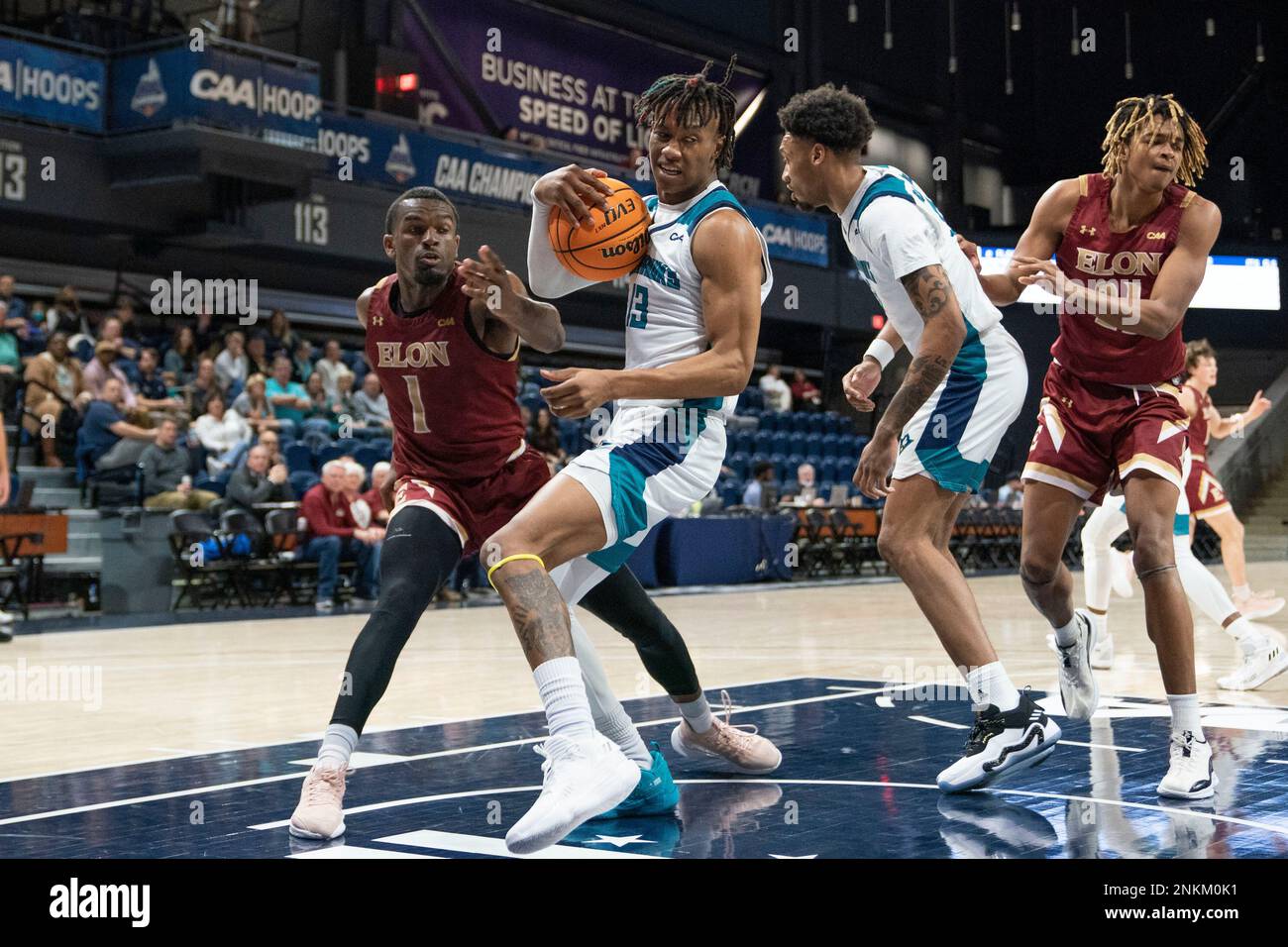 WASHINGTON, DC - MARCH 06: UNC Wilmington Forward Trazarien White (13 ...