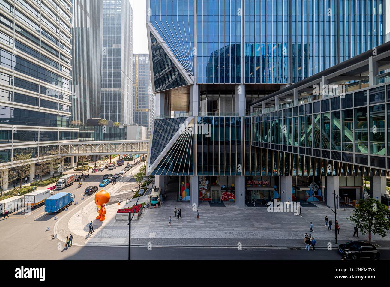 The building of Alibaba South China Headquarters Center in Guangzhou ...