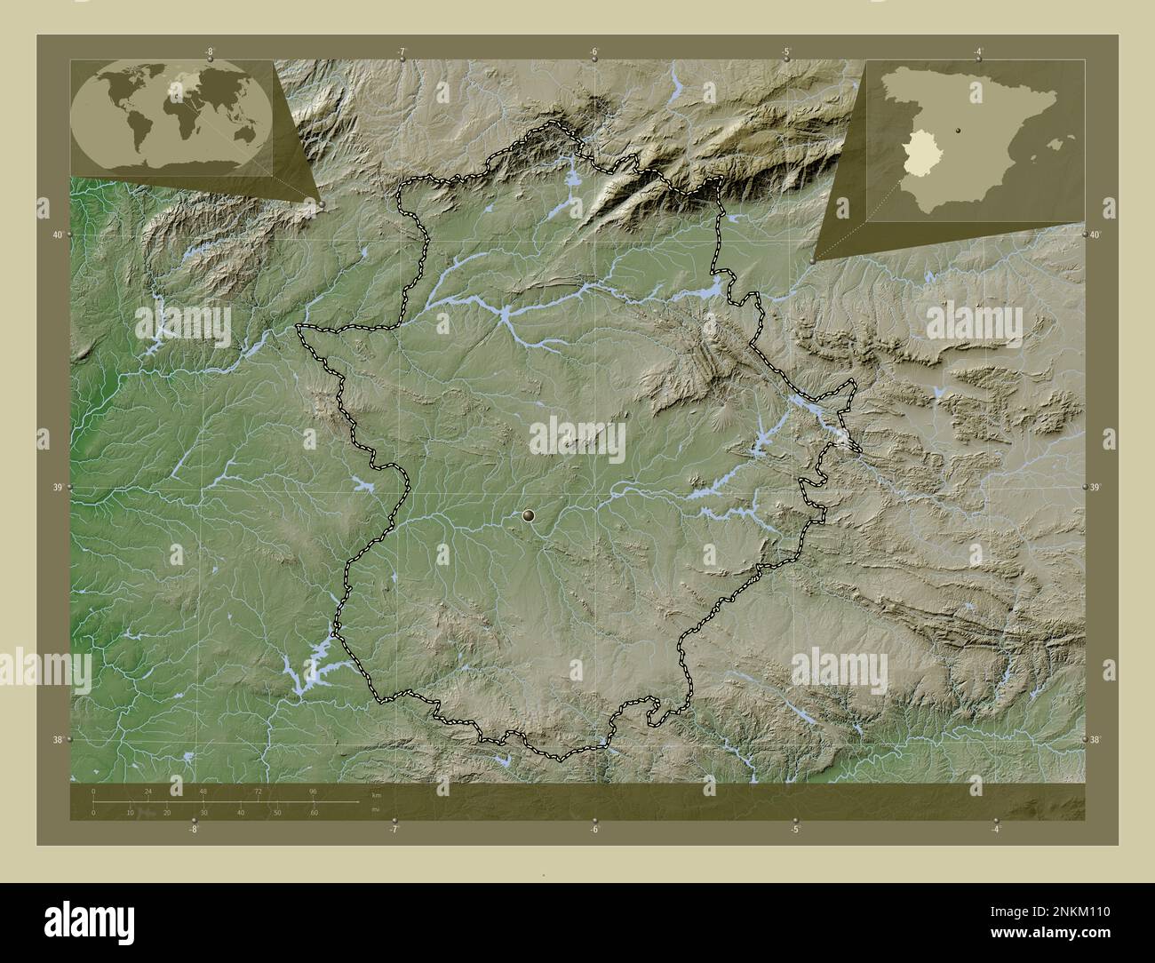 Merida spain map hi-res stock photography and images - Alamy