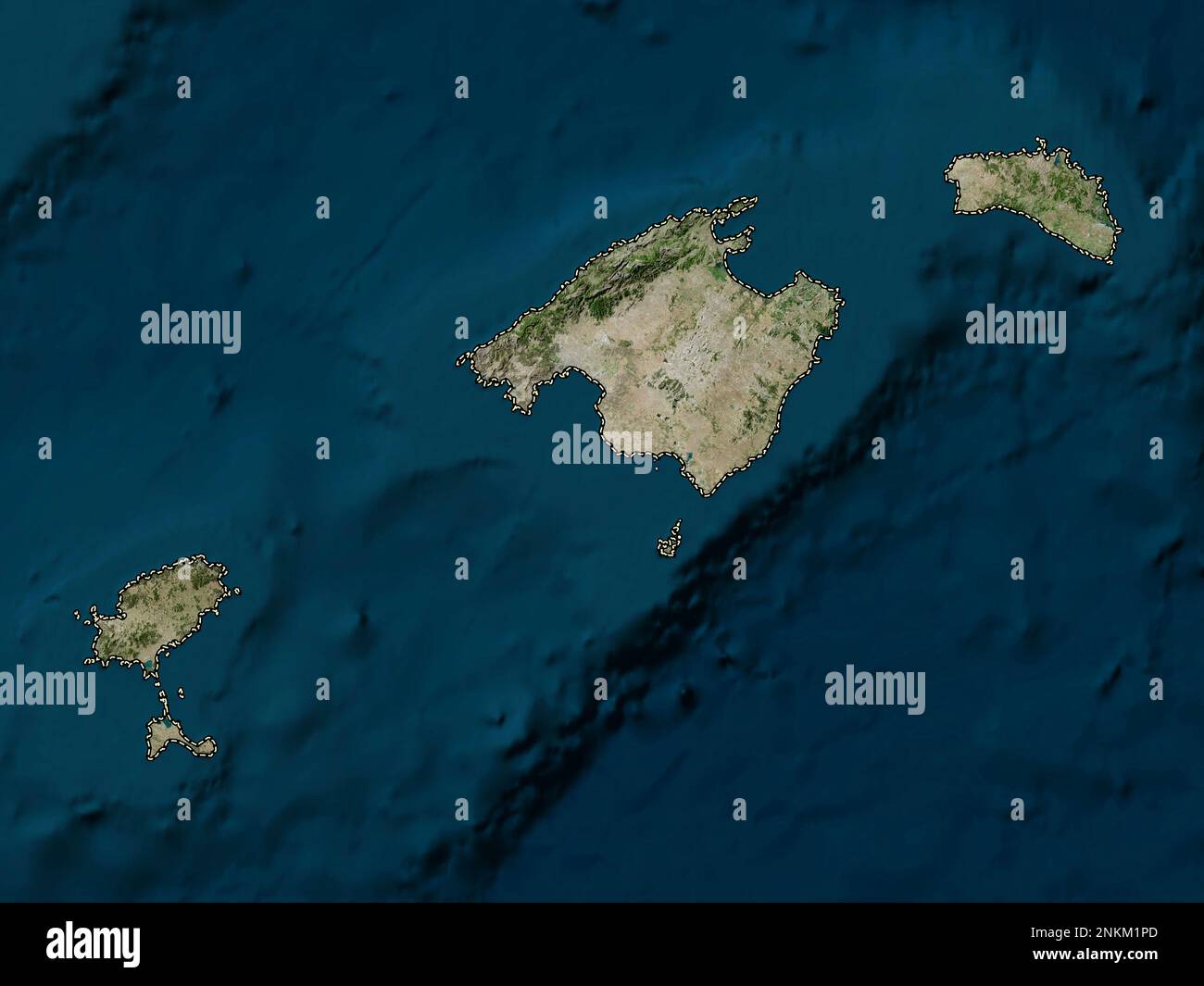 Islas Baleares, autonomous community of Spain. High resolution ...