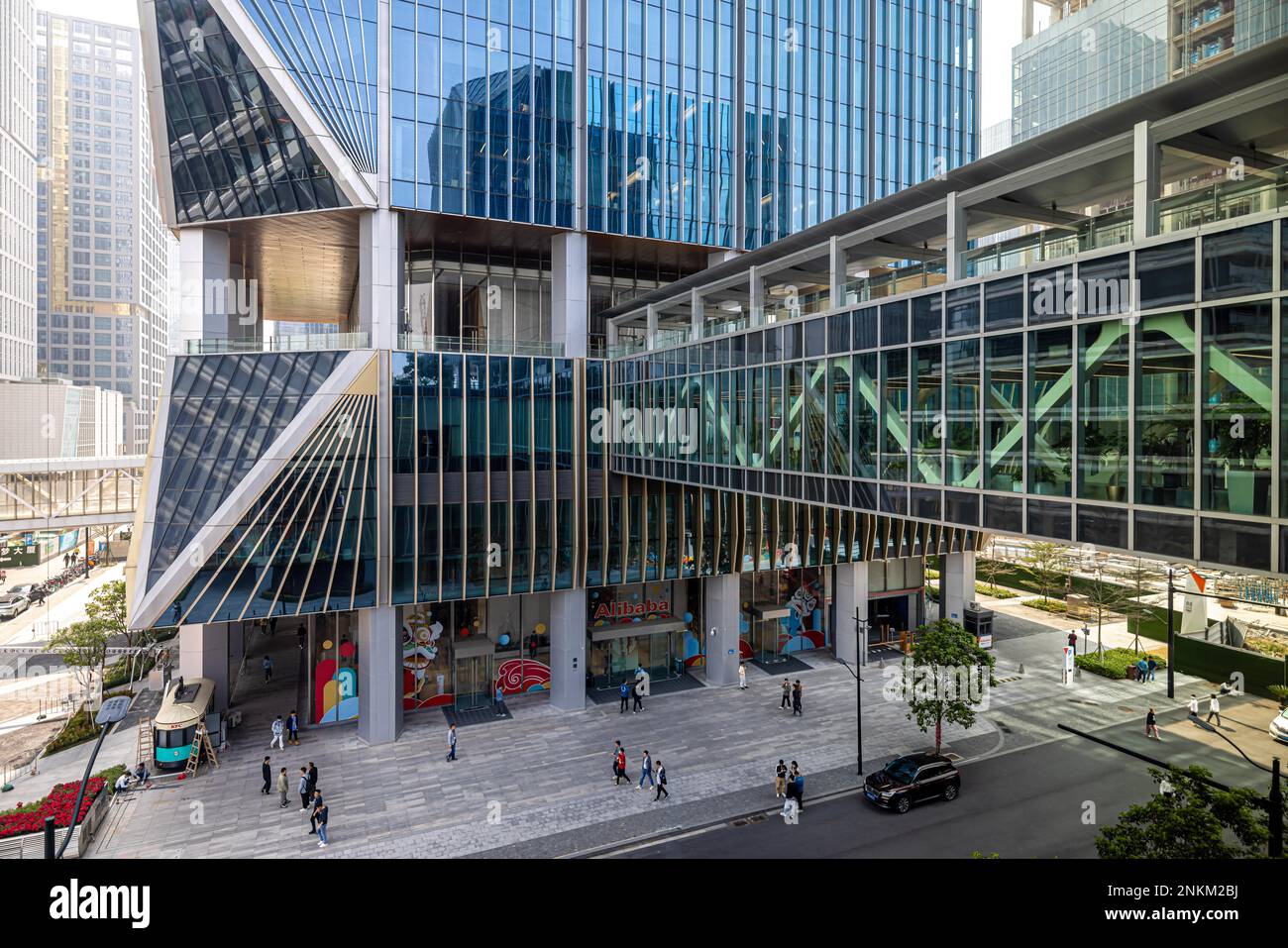 The building of Alibaba South China Headquarters Center in Guangzhou ...