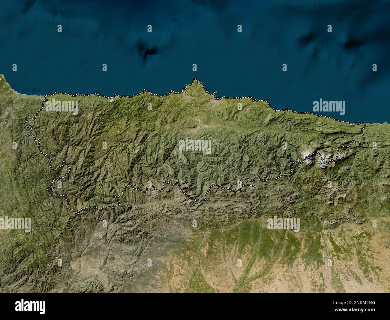 Asturias spain europe map hi-res stock photography and images - Alamy