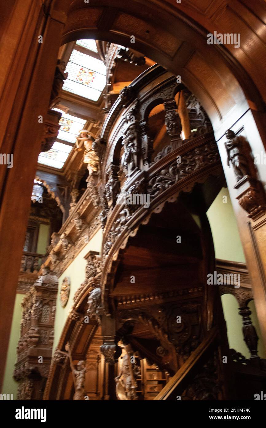 Peles Castle Spiral Stairs