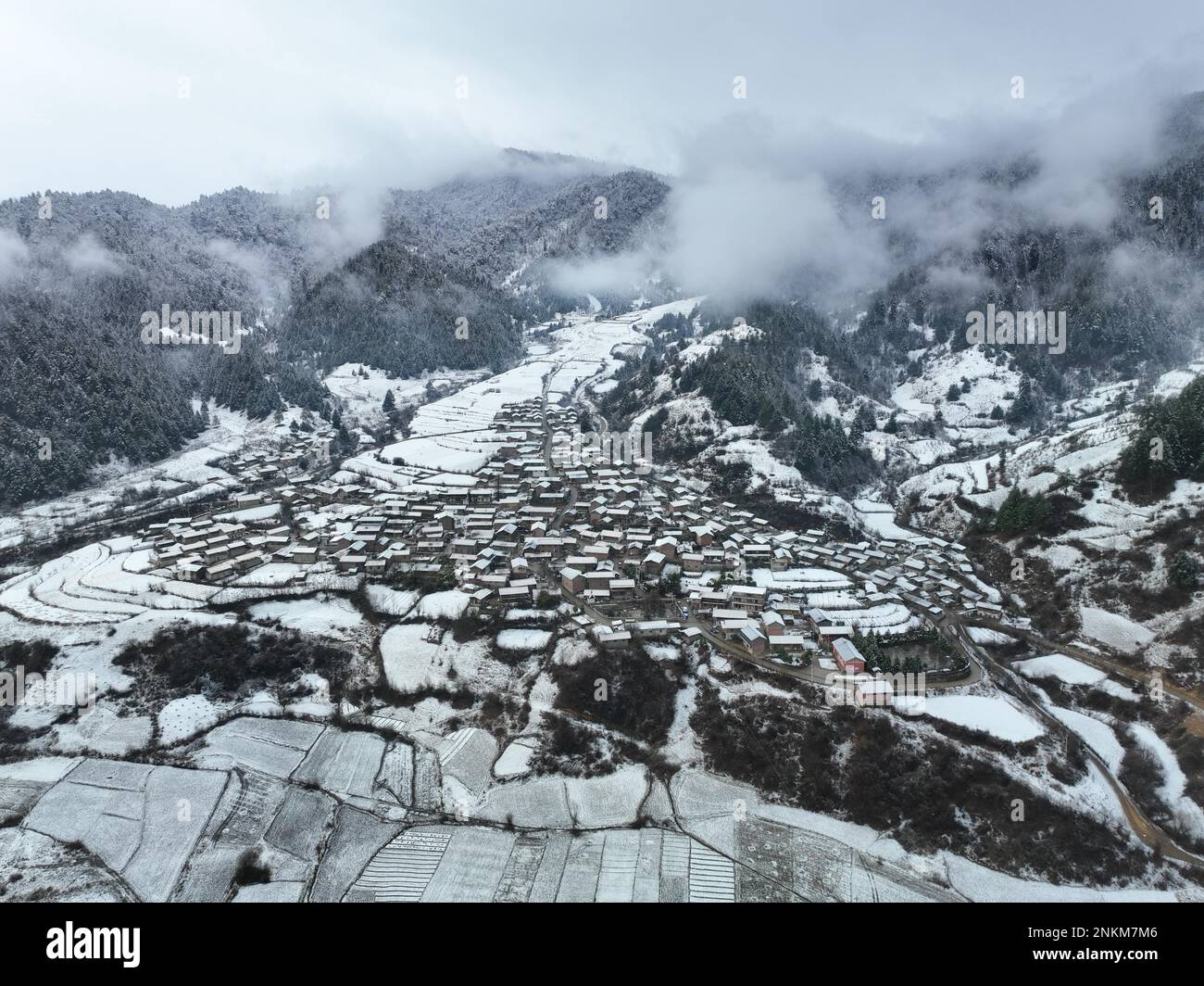 **CHINESE MAINLAND, HONG KONG, MACAU AND TAIWAN OUT** Aerial photo ...