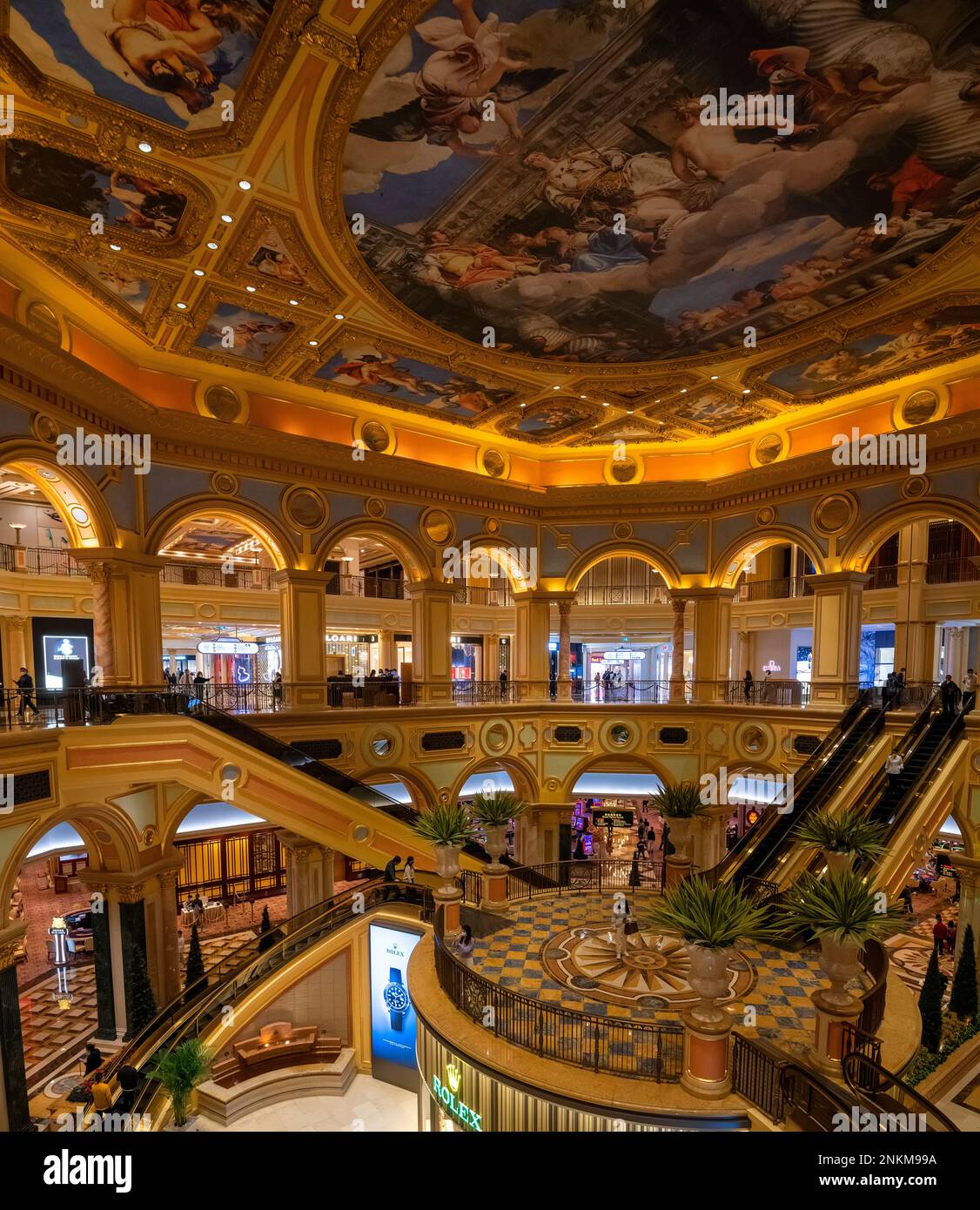 The lobby of the new Venetian casino and Hotel, macau, Macau, China ...